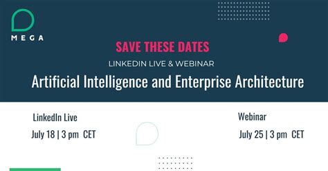 Webinar Ai Enterprisearchitecture Savethedate Mega International