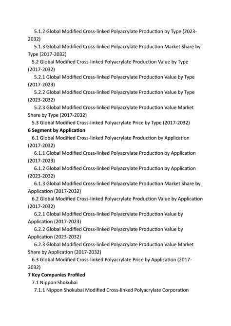 PPT Modified Cross Linked Polyacrylate Market PowerPoint Presentation ID 12136071