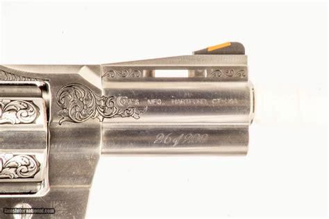 Custom Engraved Colt Python 357mag 26 Of 200 Custom Engraved Colt Python 357mag 26 Of 200