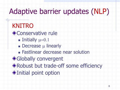 Ppt Algorithms And Software For Large Scale Nonlinear Optimization