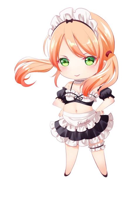 Seo Kouji Tsukishima Riho Megami No Cafe Terrace Commentary Official Art 1girl Apron Bare