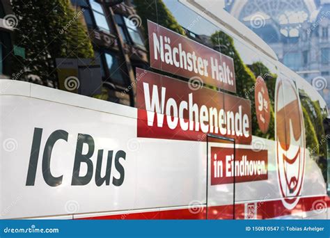 German Ic Bus In Antwerp Belgium Editorial Photography Image Of