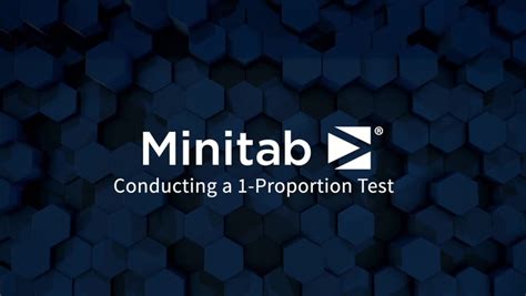 Conducting A 1 Proportion Test In Minitab Online Gemba Academy