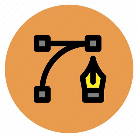 Circle Edit Graphic Design Pen Round User Interface Web Icon