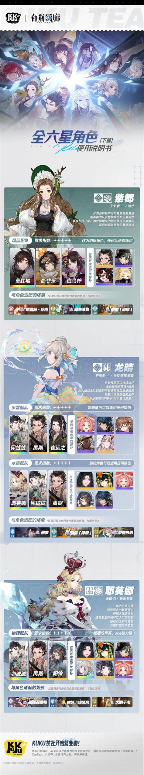 白荊迴廊全六星角色攻略一圖流 攻略 steamXO