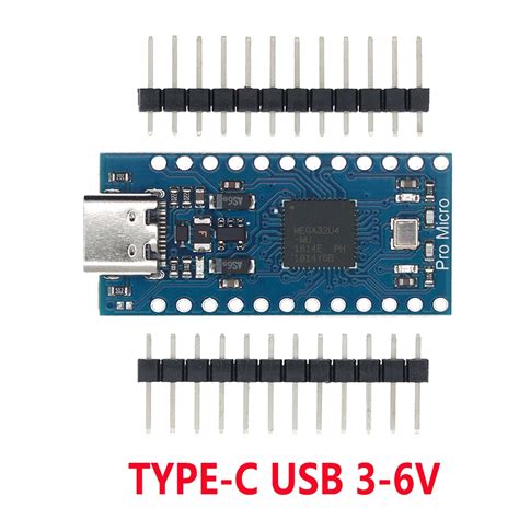Mini Type C Micro Usb Pro Micro Atmega32u4 5v 16mhz Module With The Bootloader For Arduino With