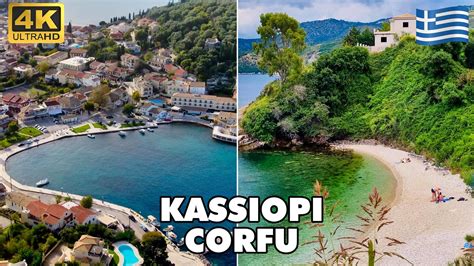 Kassiopi Corfu Island Greece 🇬🇷 Charming Seaside Village Walking