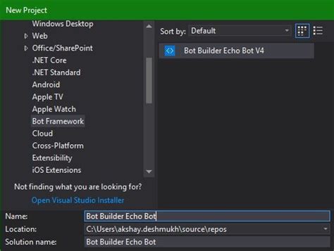 Develop Chat Bot Using Microsoft Bot Builder Sdk V4 Part 1 Quick Start