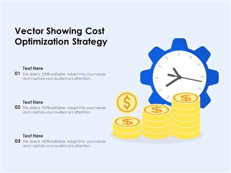 Vector Showing Cost Optimization Strategy Ppt Powerpoint Presentation