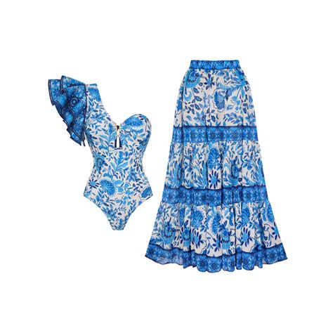 Gorgeous Blue Lace Swimsuit