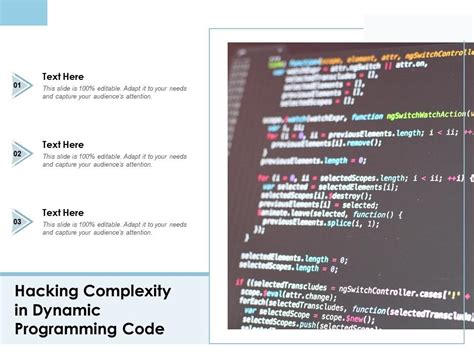 Hacking Complexity In Dynamic Programming Code Powerpoint Slides