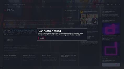 couldn t load resource monitor failed to open packfile readbulk of header failed failed to