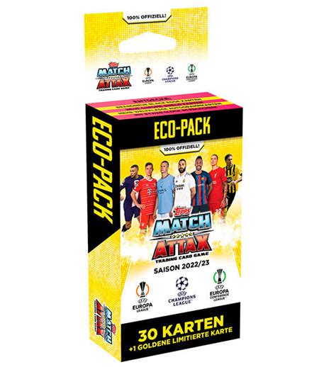 Topps Champions League Match Attax 202223 Eco Booster Pack Stickerpoint
