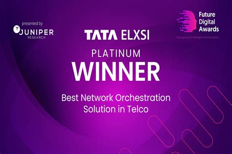 Tata Elxsis Neuron Junipers Best Telco Solution Winner
