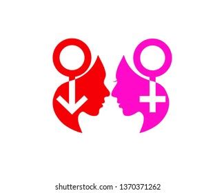 Male Female Sex Logo Symbol Vector Stock Vector Royalty Free 1370371262 Shutterstock