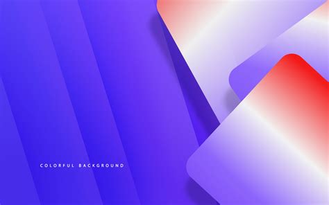 Abstract Geometric Overlap Multicolor Background Vector Art At Vecteezy