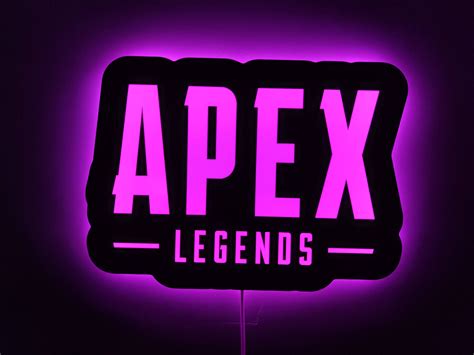 Apex Legends Led RGB Lamp Apex Legends Lamp Apex Legends Etsy