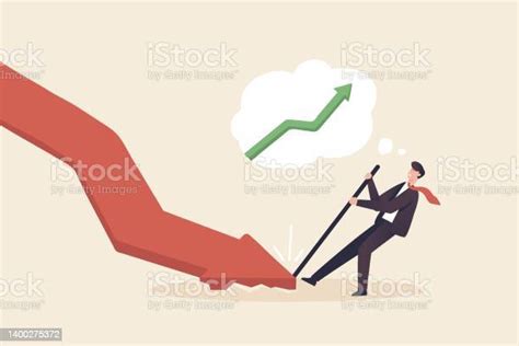 그래프를 복구하려는 사업가 주식 시장 또는 암호화 통화 충돌 및 하락 경제 위기 또는 투자 위험 변동성 및 변동 개념에 대한 스톡 벡터 아트 및 기타 이미지 Istock