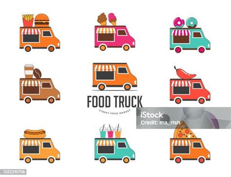푸드 트럭 박람회 야시장 여름 축제 음식 및 음악 거리 박람회 가족 축제 포스터 및 배너 푸드 트럭에 대한 스톡 벡터 아트 및 기타 이미지 Istock