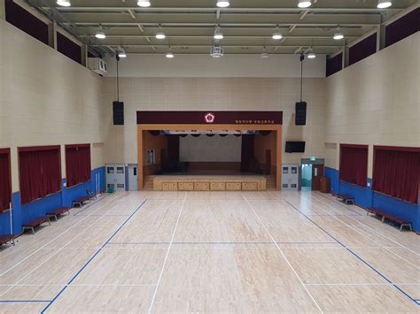 정화여중 다목적강당 인테리어공사 3장