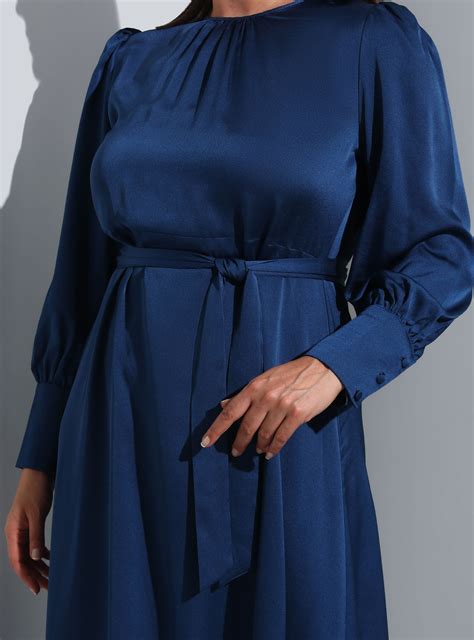 Navy Blue Plus Size Dress