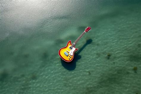Premium Ai Image Les Paul Guitar