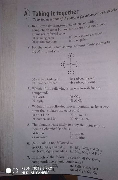The Element Least Likely To Obey The Octet Rule In Forming Chemical Bonds