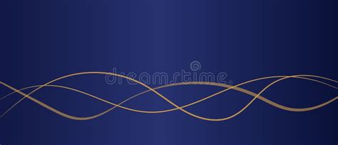 Thin Line Wavy Abstract Vector Background Stock Illustration