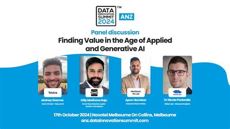 Anzdis2024 Analytics Innovation Ai Melbourne Data Ai Engineer