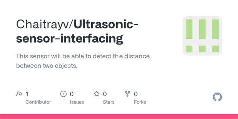 Github Chaitrayvultrasonic Sensor Interfacing This Sensor Will Be