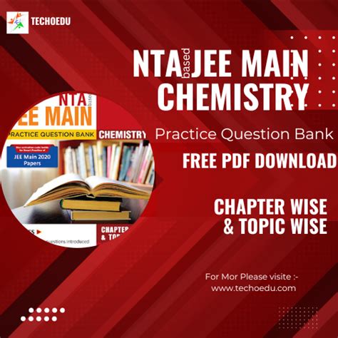Nta Jee Main Chemistry Practice Question Bank Techoedu