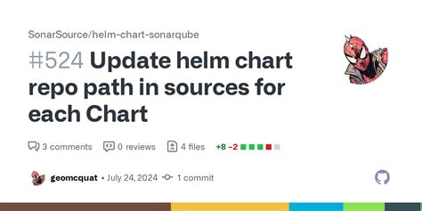 update helm chart repo path in sources for each chart by geomcquat