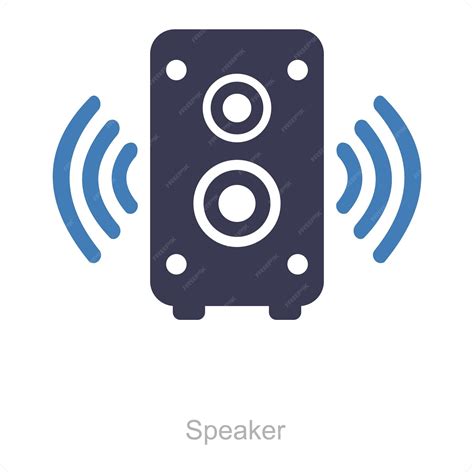 Premium Vector Speaker And Sound Icon Concept