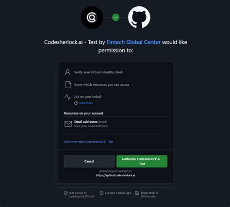 installing codesherlock app in organization repositories codesherlock ai ai powered code