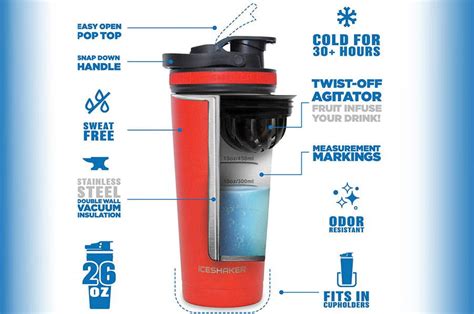 Ice Shaker Premium Insulated Drinkware