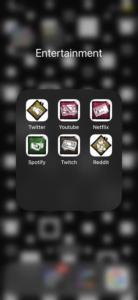 Dbd Icons On My Phone Iphone Edition Inspired By Uconnorhazreddit