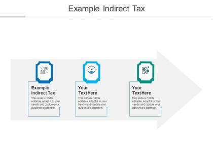 Indirect Tax Example PowerPoint Presentation And Slides PPT Sample SlideTeam