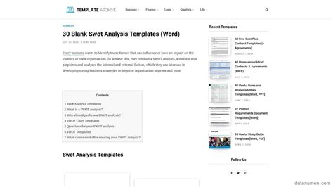11 Best Word Swot Template Sites 2024 Free