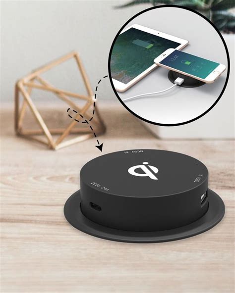 Wireless And Usb Charging Station Get Rid Of Cord Clutter