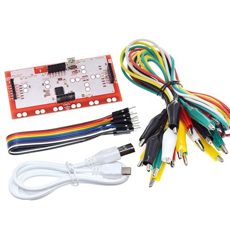 Alligator Clip Jumper Wire Standard Controller Board Diy Kit Usb Cable For Makey Makey For
