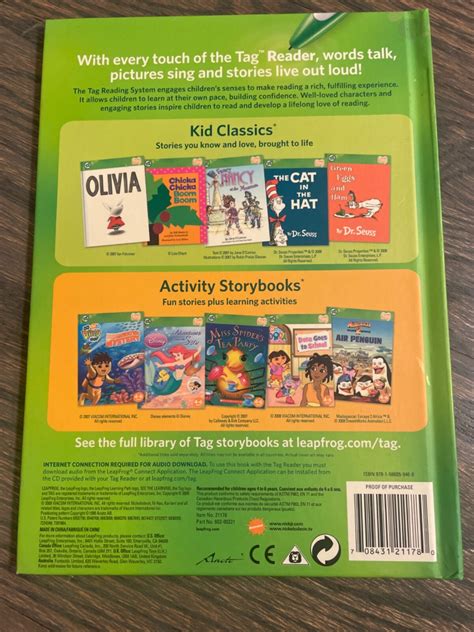 Leap Frog Tag Books Lot Of 3 Books Ozzie And Mack Nick Jr Dora Kai