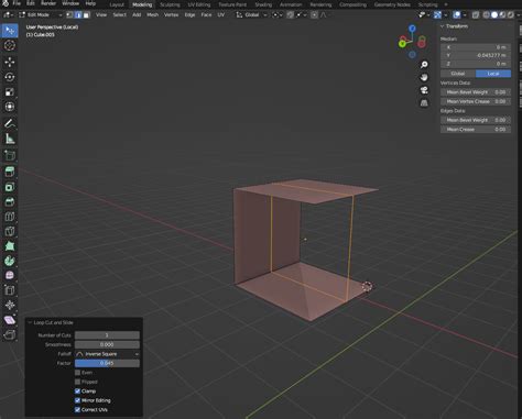 Loop Cut Subdivide Still Affecting Hidden Faces R Blenderhelp
