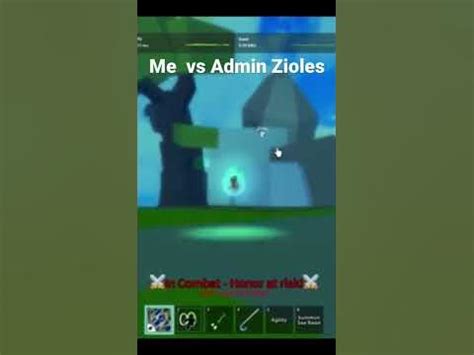 1v1ing Blox Fruits Admin Zioles Youtube