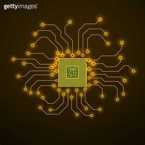Cpu Microprocessor Microchip Circuit Board Technology Symbol 이미지
