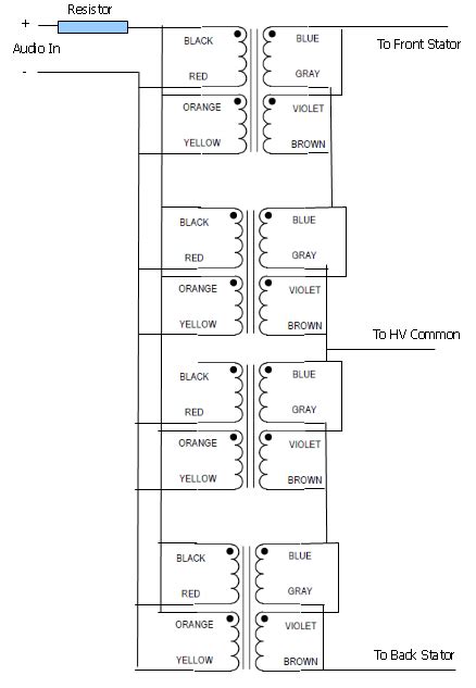 Audio Output Transformer Wiring Color Code Kerakits