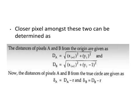 bresenham circle drawing algorithm midpoint circle drawing algorithm