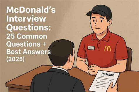 Mcdonalds Interview Questions 25 Common Questions Best Answers