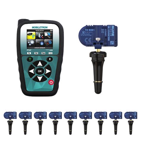 10 Pack Tpms Sensor W Rubber Valve Stem Programmer More Sensor By