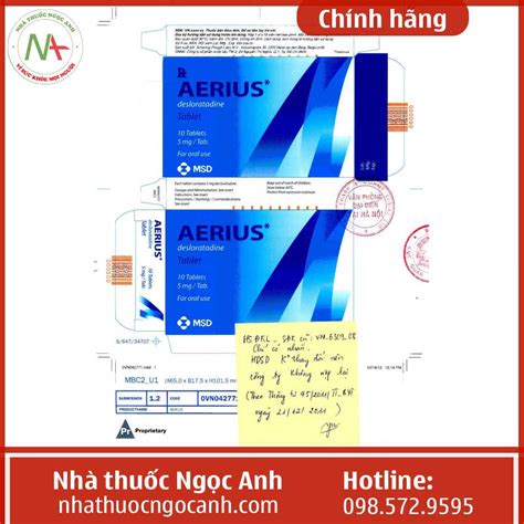 Thuốc Aerius Viên Nén 5mg Liều Dùng Giá Bao Nhiêu Mua ở đâu