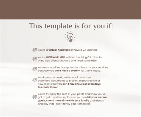 Client Proposal Template For Virtual Assistant Proposal Template Onboarding Process Small